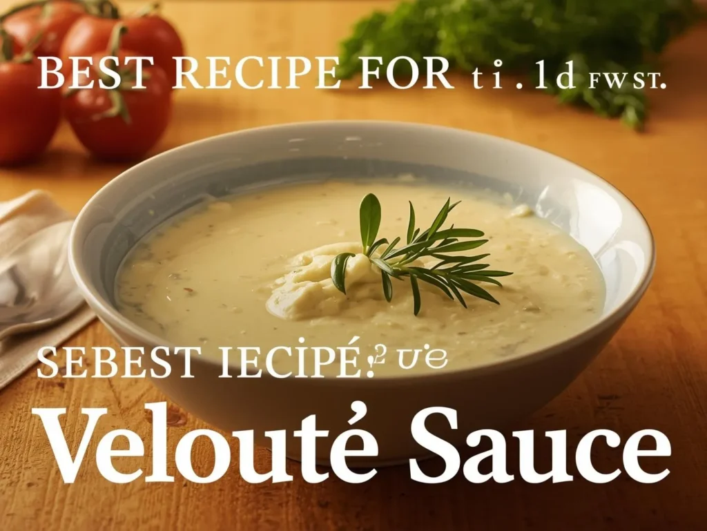 Velouté Sauce: The Elegant French Classic for Christmas