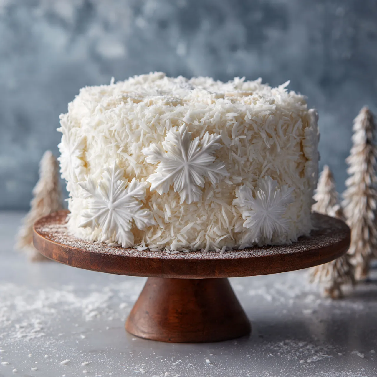 Coconut Snowflake Cake | the art of cooking