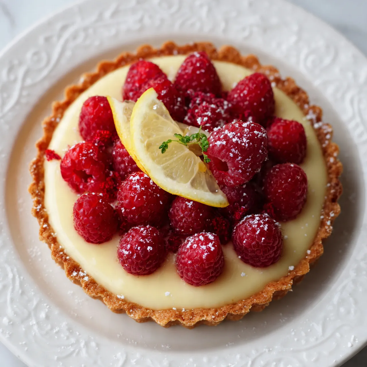 Raspberry Lemon Tart | the art of cooking