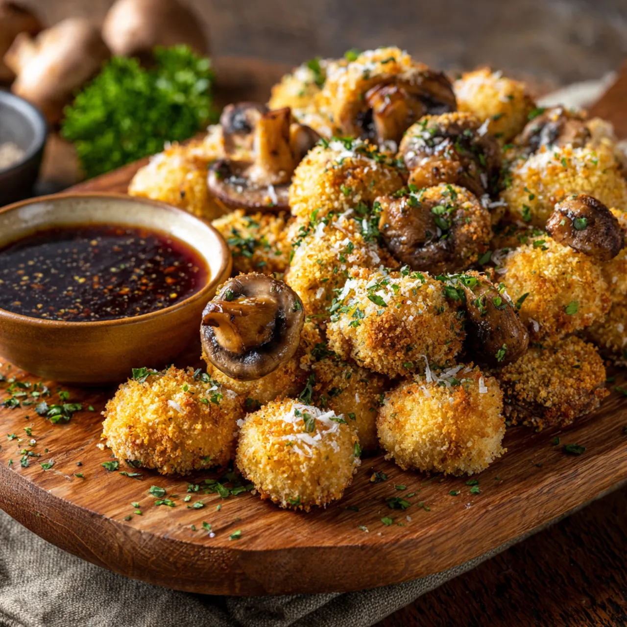 Truffle Breaded Mushrooms | the art of cooking