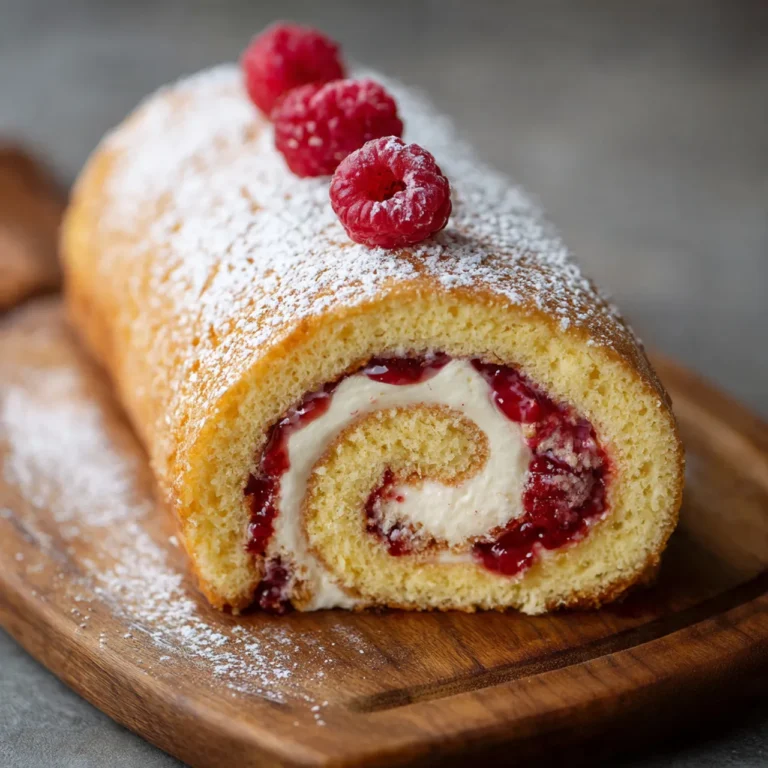 Swiss Roll with Salted Caramel Cream | the art of cooking